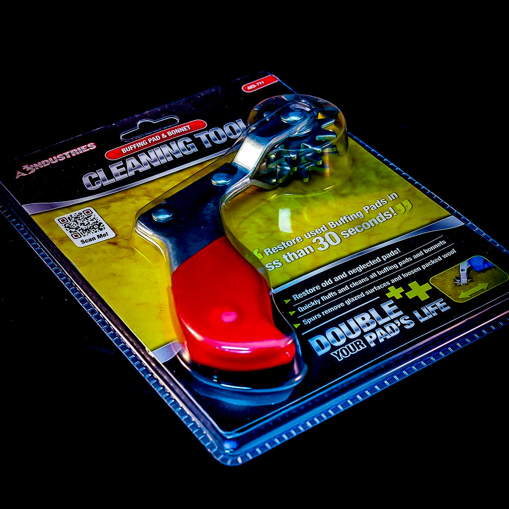 Buffing Pad and Bonnet Cleaning Tool (Pad Spur)