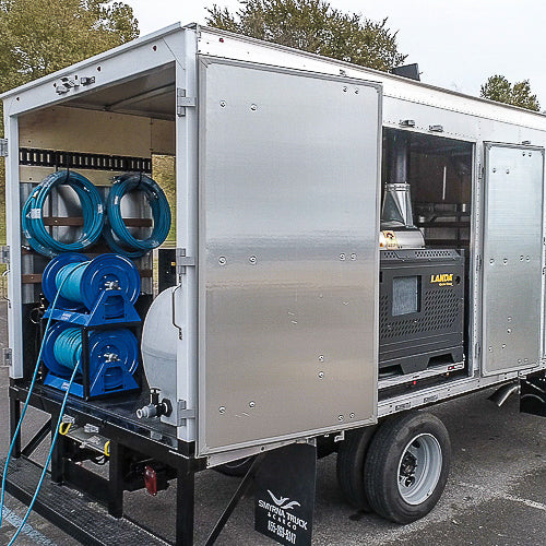 Box Truck with Dual Diesel Pressure Washers