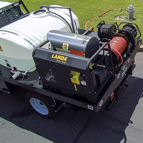 Truck Mounted Pressure Washing System